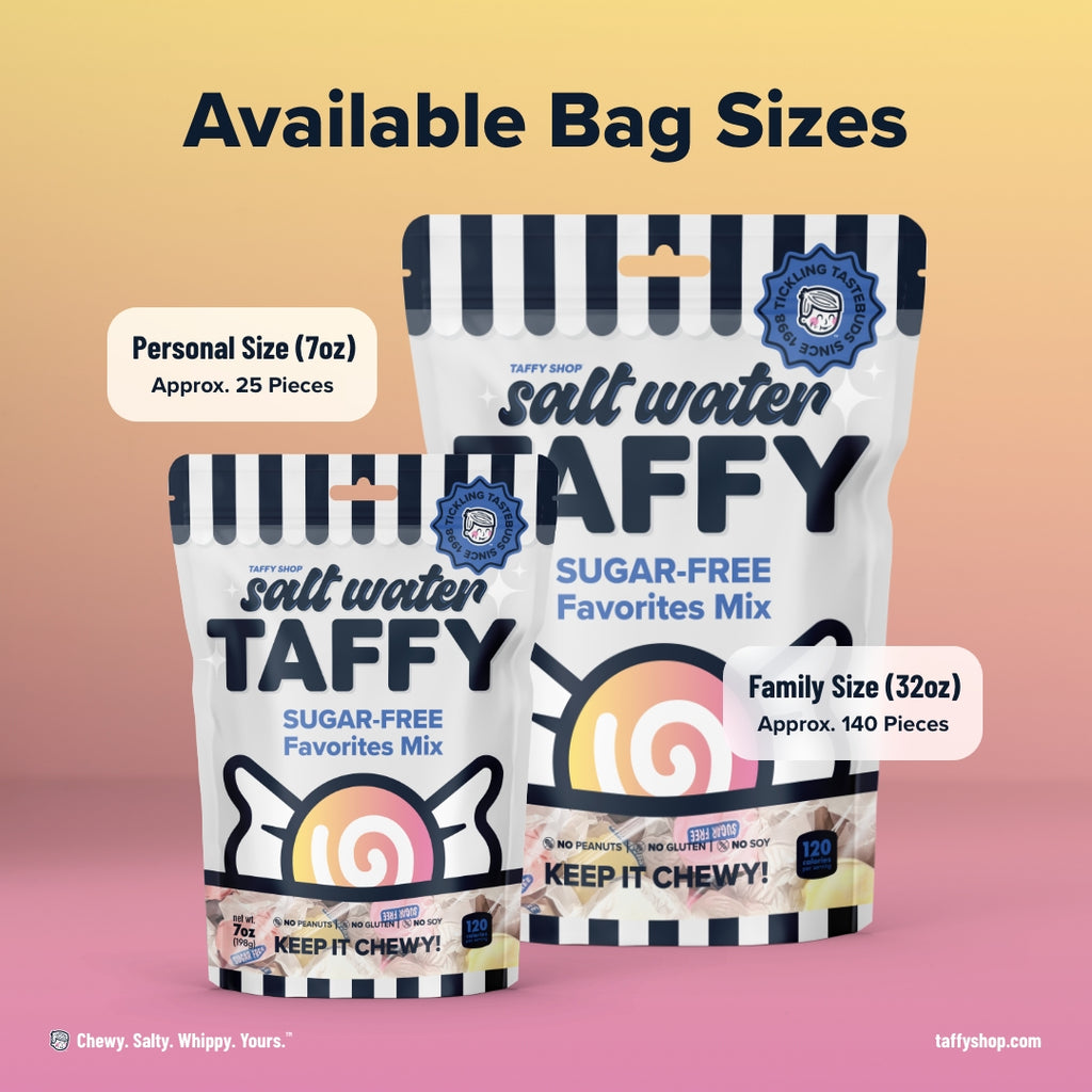 Sugar-Free Flavors Taffy in Bulk | Taffy Shop Wholesale
